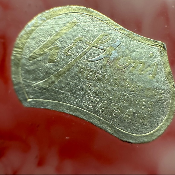 Lefton | Accents | Vintage Lefton Red Orange Swirl Hand Blown Vase ...